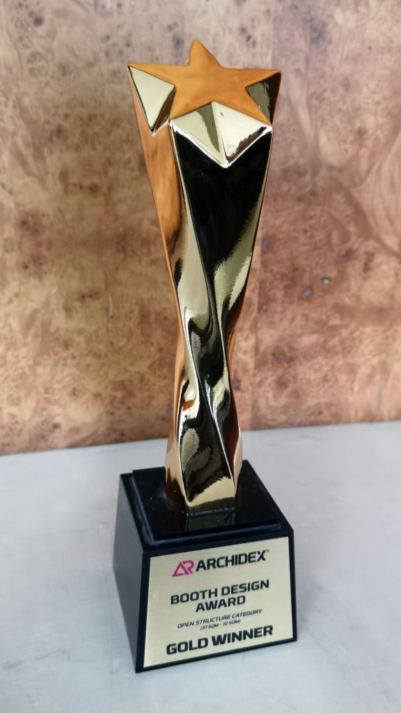 Best Booth Design – Gold Award - Sandor